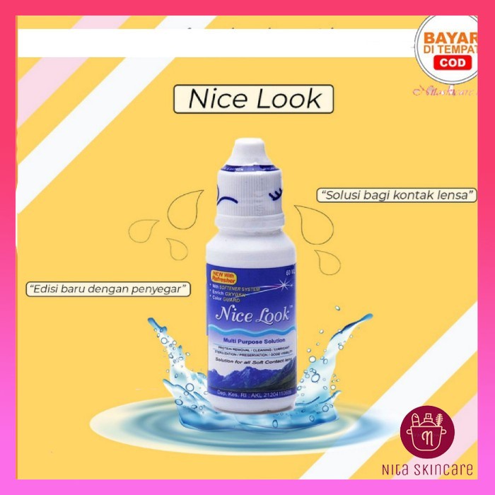 Jual [COD] Air Softlens NICE LOOK Cairan Softlens NICE LOOK softlen ...