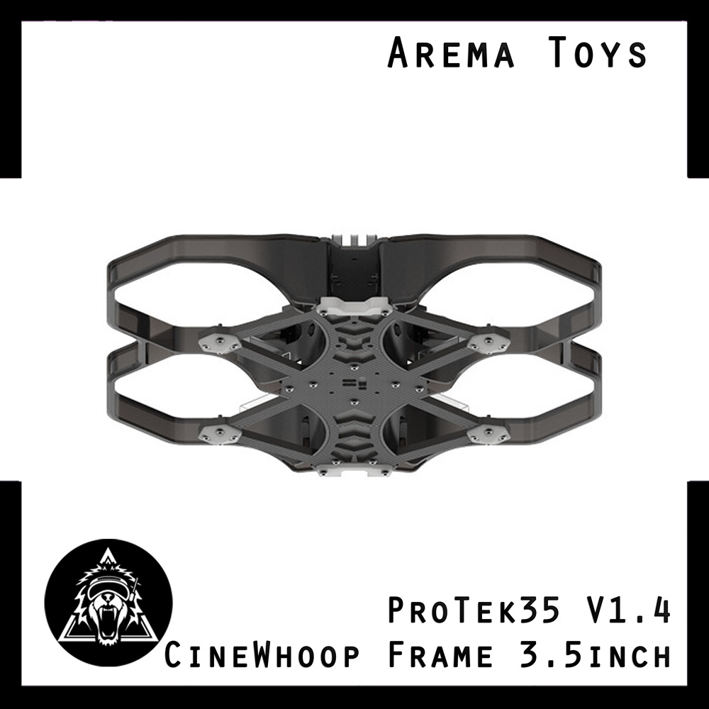 Jual ProTek35 V1.4 CineWhoop Carbon Frame Kit FPV Drone 3.5inch DJI O3 ...