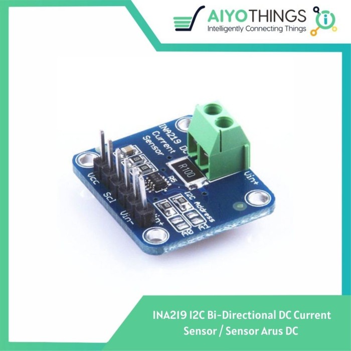 Jual INA219 I2C Bi-Directional DC Current Sensor / Sensor Arus DC ...