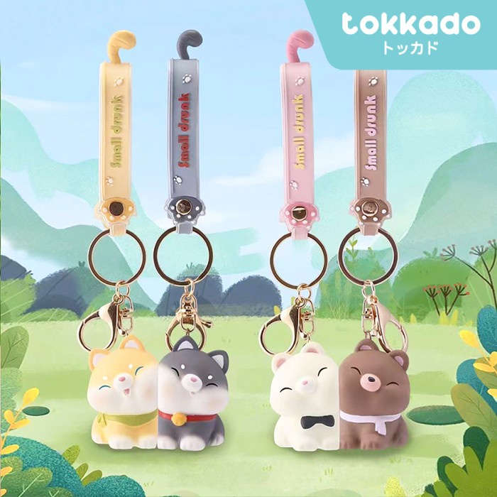 Jual TOKKADO Hachiko Keychain Gantungan Kunci Couple Magnet Karakter ...