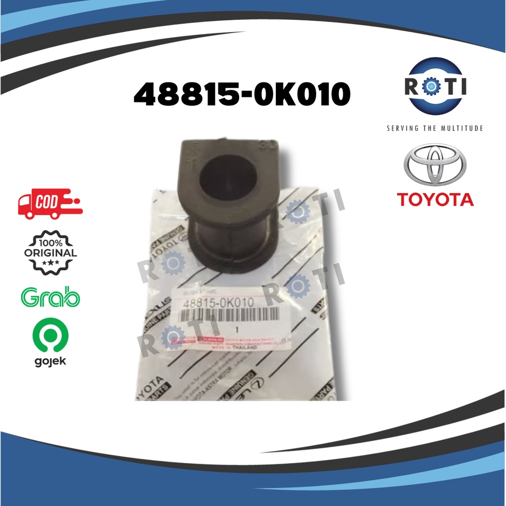 Jual TOYOTA KARET STABILIZER HILUX, INNOVA, FORTUNER 48815-0K010 ...