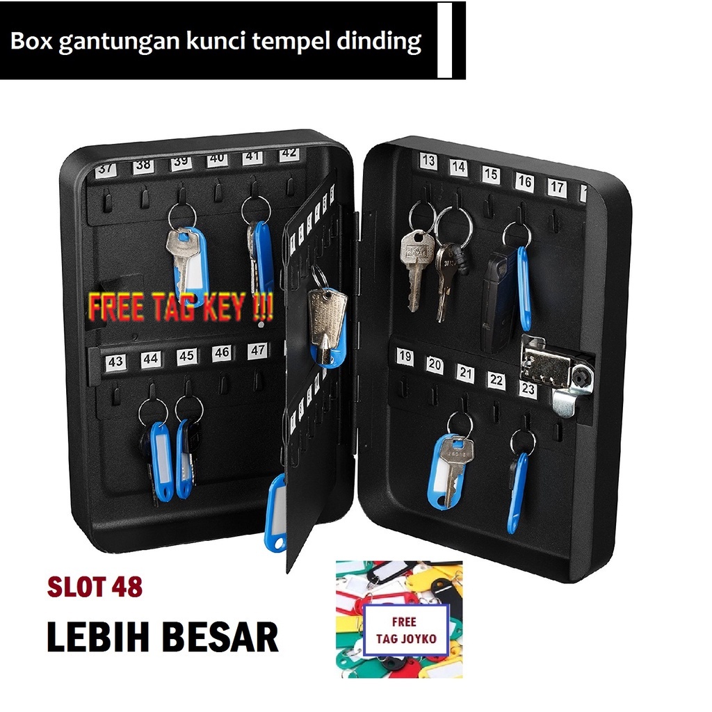 Jual Key Box Gantungan kunci dindng label Key Box dinding Cantelan ...