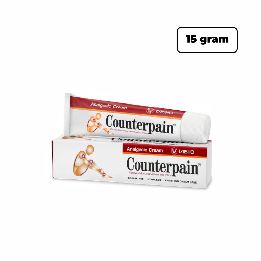 Jual Counterpain Cream 15 Gr Untuk Meredakan Nyeri Otot | Shopee Indonesia