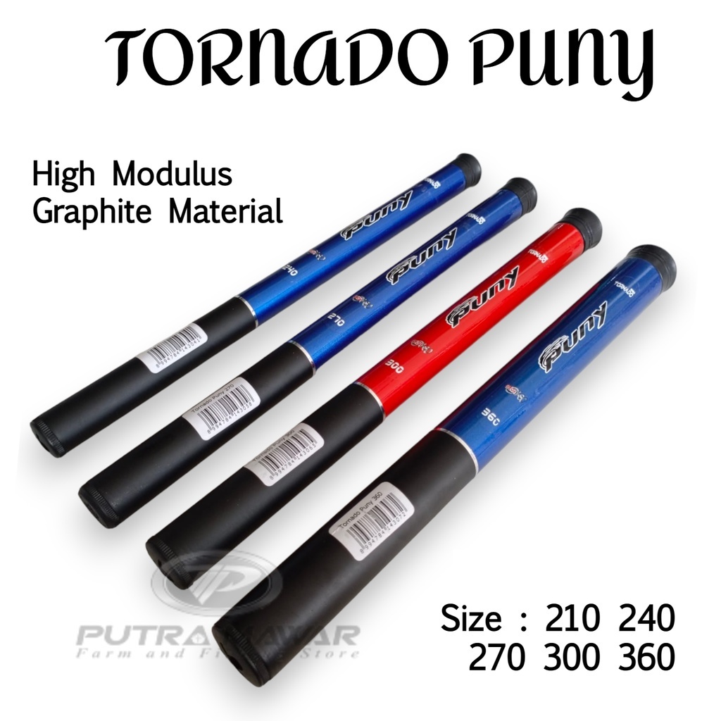 Jual Tornado Puny 210 240 270 300 360 Joran Tegek Ruas Pendek 28cm ...