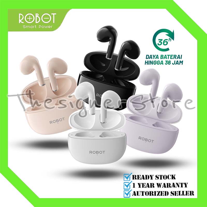 Jual TWS ROBOT T10S Earphone Bluetooth Wireless 5.3 Waterproof IPX4 ...