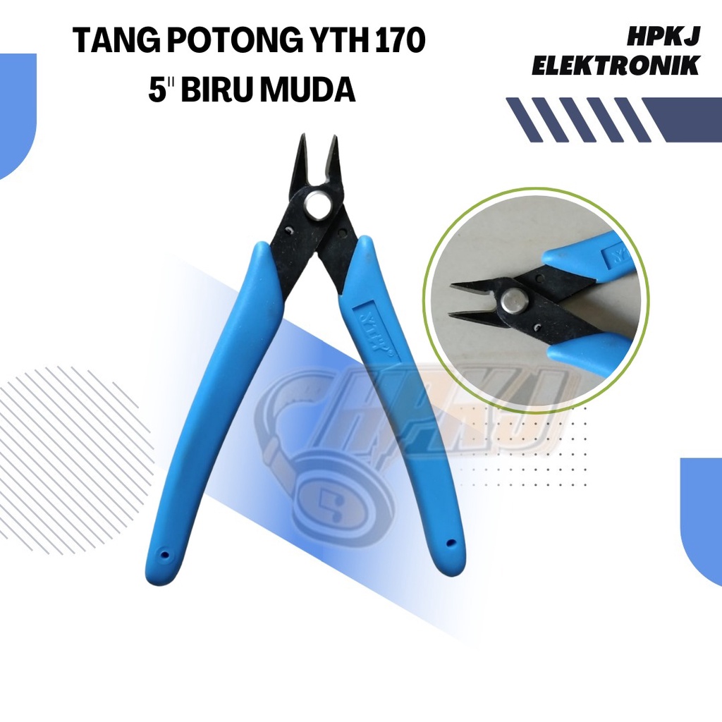 Jual TANG POTONG YTH 170 5" BIRU MUDA Fliers Tang Lancip YTH-170II ...