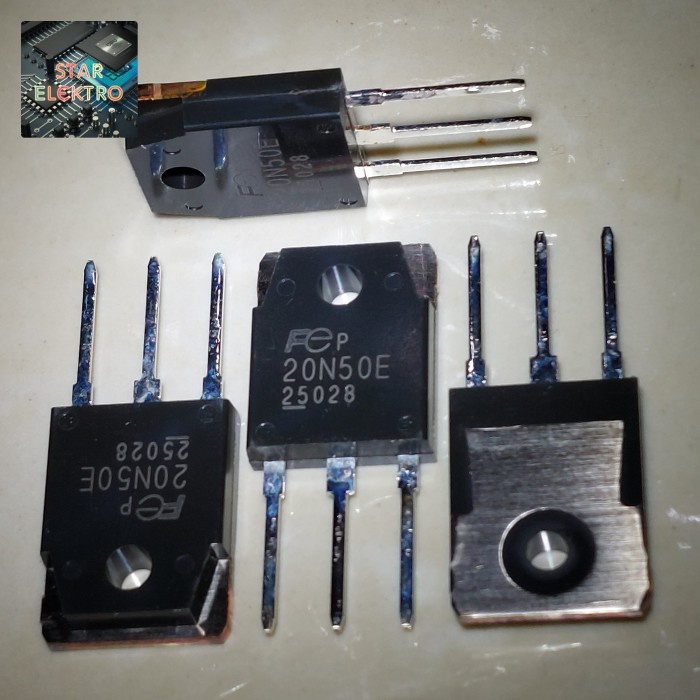 Jual FEP 20N50E To-3p FMH20N50E 20N50 Mosfet 20N50G 20A 500V Fuji ...