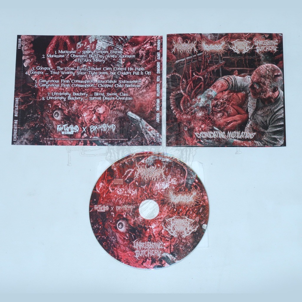 Jual CD - MURAMASA/GOREPOT/GANGRENOUS FLESH CONSUMPTION/UNRELENTING ...