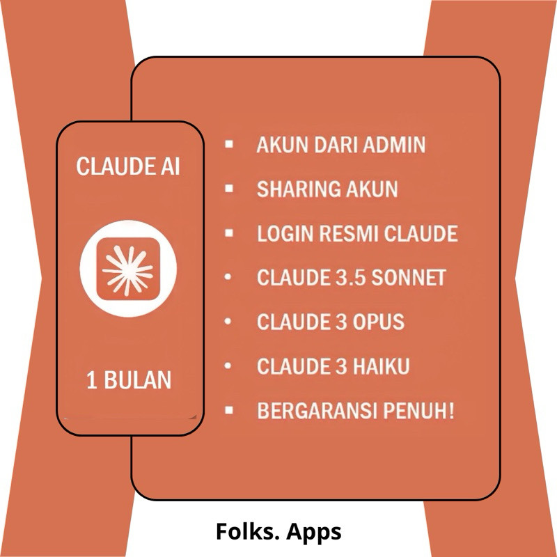 Jual Claude Ai Pro Premium Termurah 1 Bulan Full Garansi | Shopee Indonesia