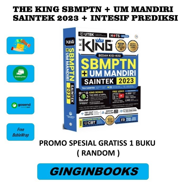 Jual BUKU THE KING SBMPTN + UM MANDIRI TPS SAINTEK 2022-2023 | Shopee Indonesia