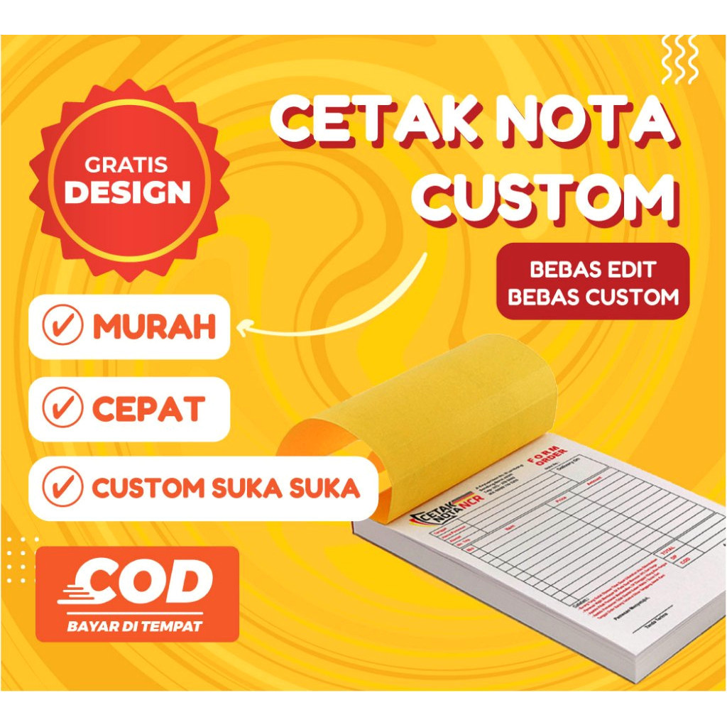 Jual Cetak Nota Bon Faktur Kwitansi Usaha Toko Laundry Custom Termurah ...