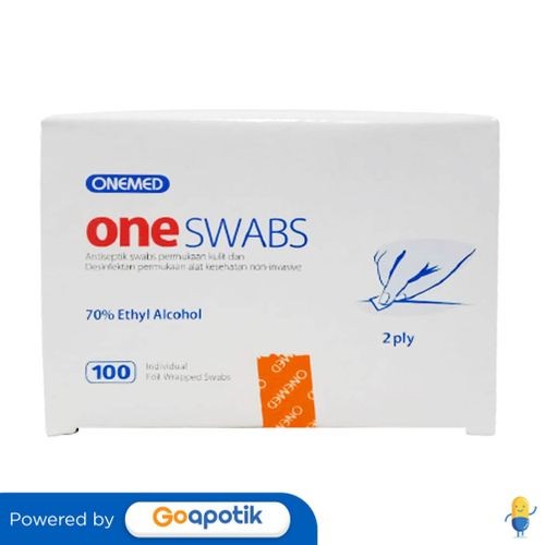 Jual Onemed One Swabs Box 100 Pcs | Shopee Indonesia