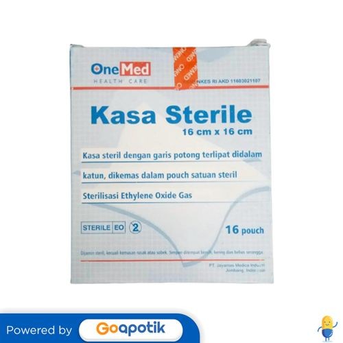 Jual Onemed Kasa Steril 16x16 Box 16 Pcs | Shopee Indonesia