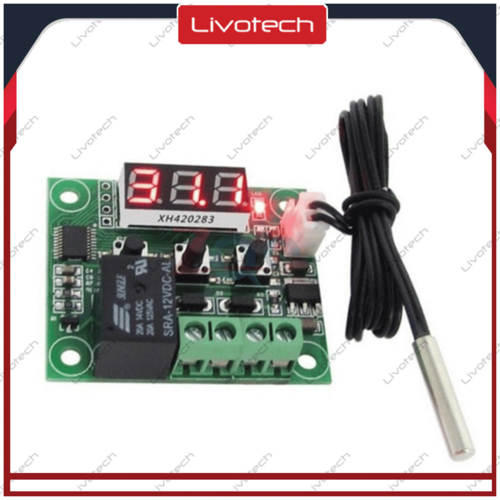 Jual W 1209 12VDC Thermostat/Termostat Digital XH-W1209 12V DC ...