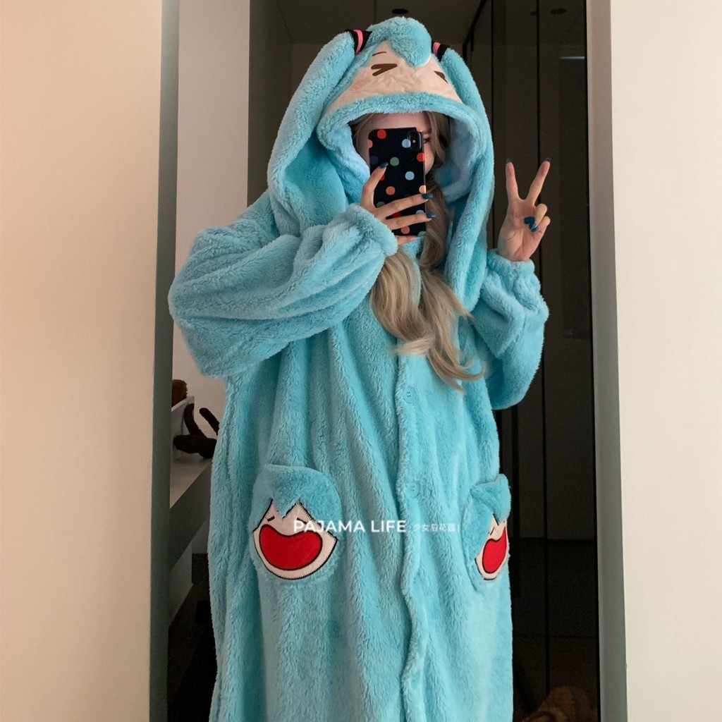 Jual Baju Kostum Onesie Hatsune Miku Blue Cosplay Anime Party Premium ...