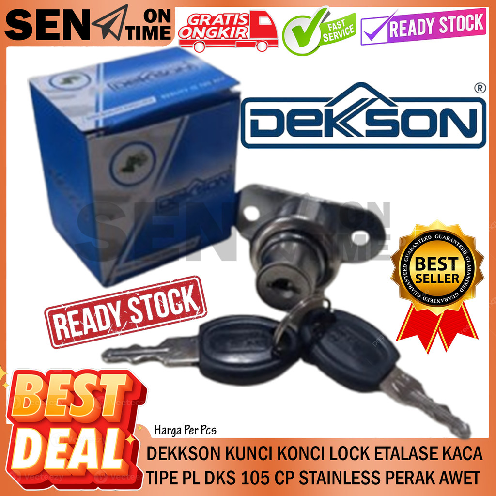 Jual Dekkson Push Lock Kunci Etalase Laci Lemari Kaca Gergaji Kitchen Loker Merek Dekson Tipe PL ...