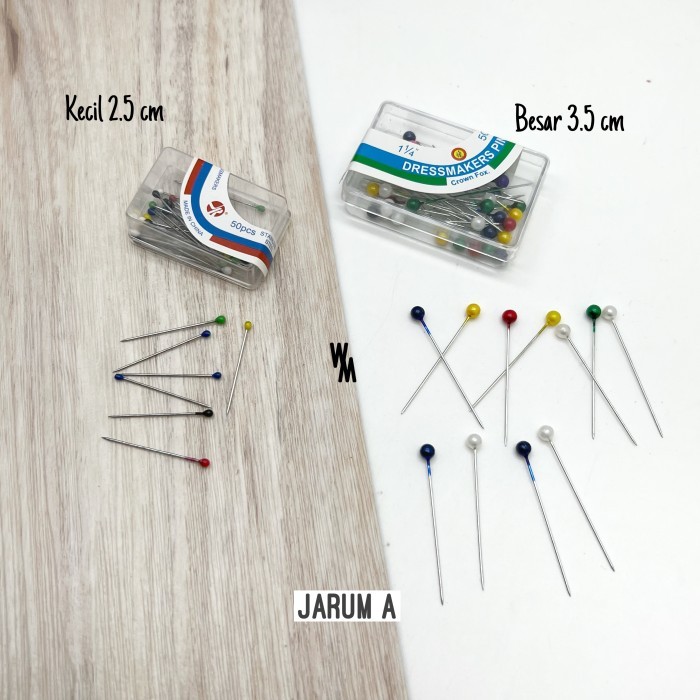 Jual Jarum Pentul Pin Paku Hijab / Jahit - Jarum A kecil | Shopee Indonesia