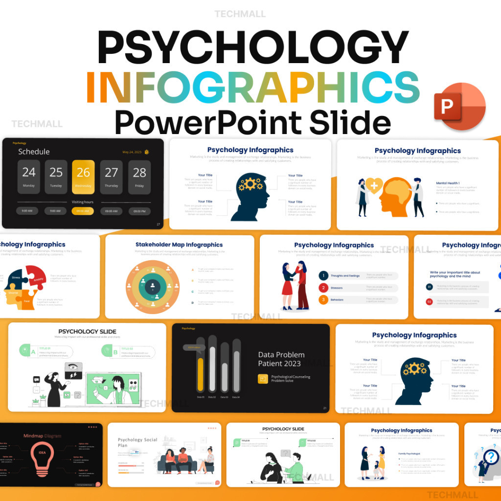 Jual [ Lifetime ] Psychology Infographics Infographics PowerPoint ...