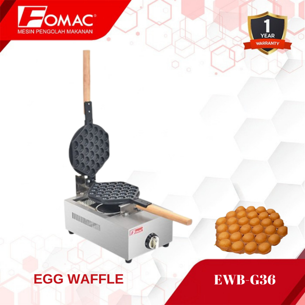 Jual Mesin Gas Egg Waffle Maker EWB-G36 FOMAC 0088 | Shopee Indonesia