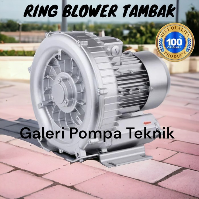 Jual Ring Blower Tambak udang rotor HB-550 1phase Blower Kolam Tambak ...