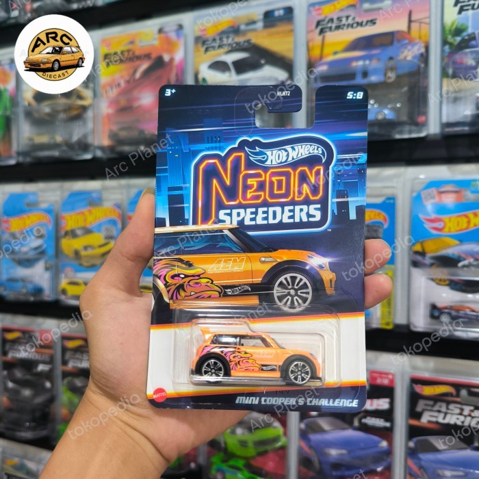 Jual Hot Wheels Neon Speeders 2025 - Mini Cooper S Challenge | Shopee ...