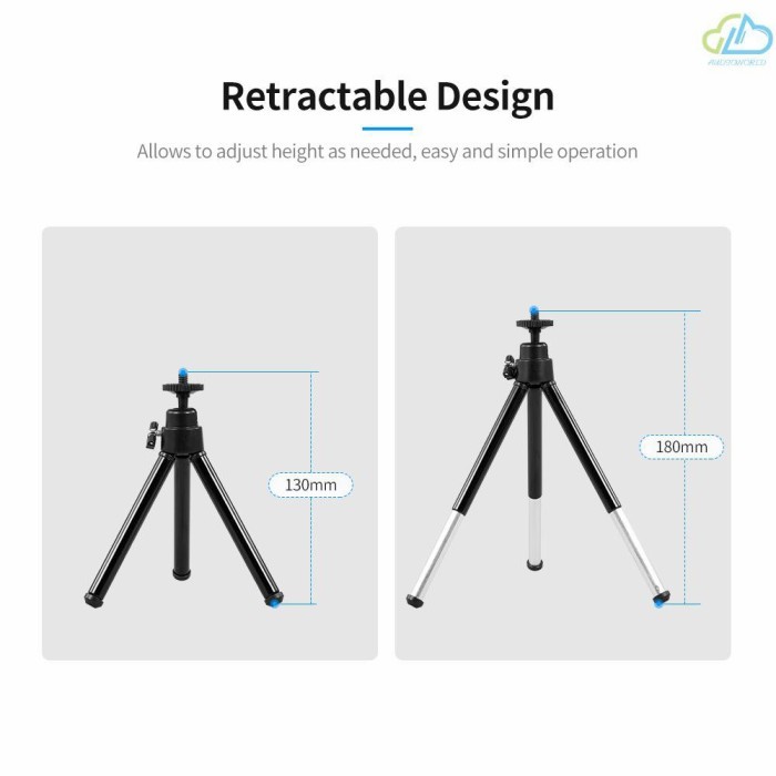 Jual Mini Tripod Camera Webcam Stand Meja Kamera Dital Smartphone ...