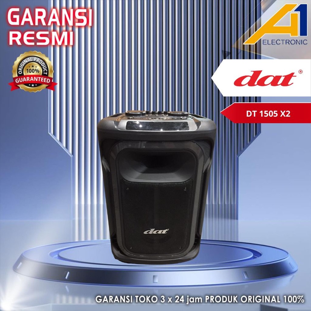 Jual Speaker Portable Dat DT1505X2 / DT 1505 X2 SpeakerTrolley ...