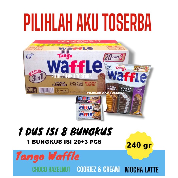 Jual Tango WAFFLE ASSORTED isi Mix 3 Rasa - ( HARGA 1 DUS ) | Shopee ...