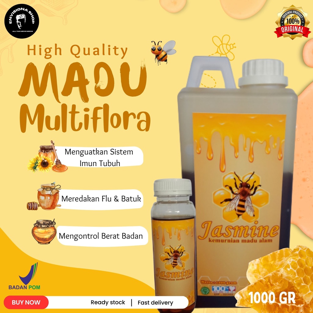 Jual Madu Asli Murni 100% Tanpa Campuran - Natural Raw Forest Honey ...