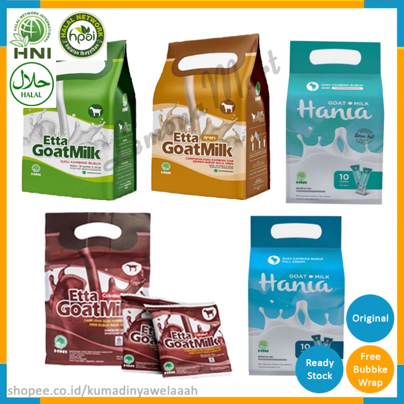 Jual ETTA GOAT MILK (EGM) - SUSU KAMBING HNI HPAI HK0-Lemonamart ...