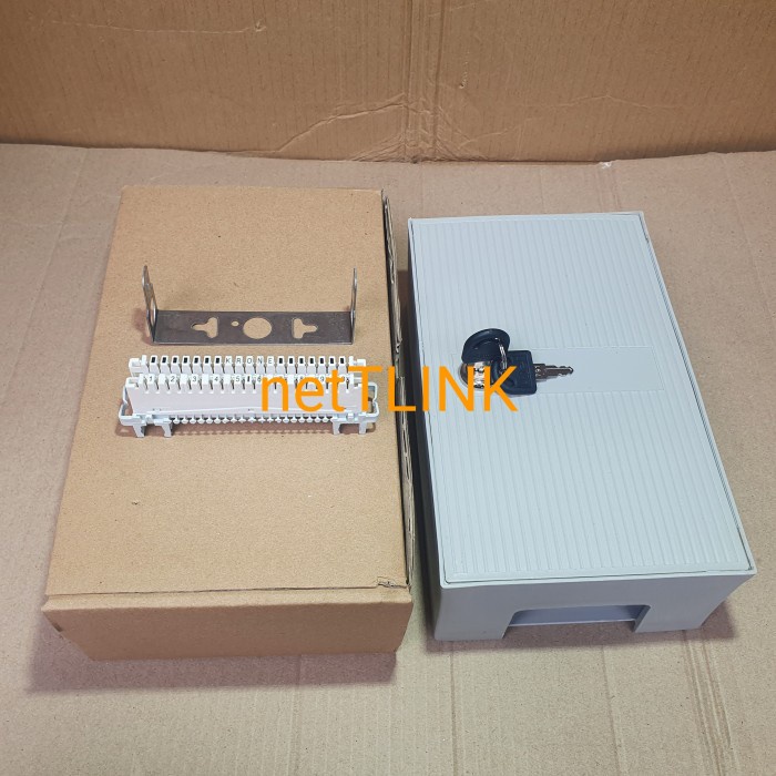 Jual Box MDF telepon 10 pair / terminal box mdf fiber 10 pair +LSA ...
