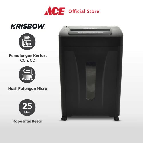 Jual Krisbow Mesin Penghancur Kertas S333 - Hitam Paper Shredder Alat Penghancur Arsip Dokumen ...