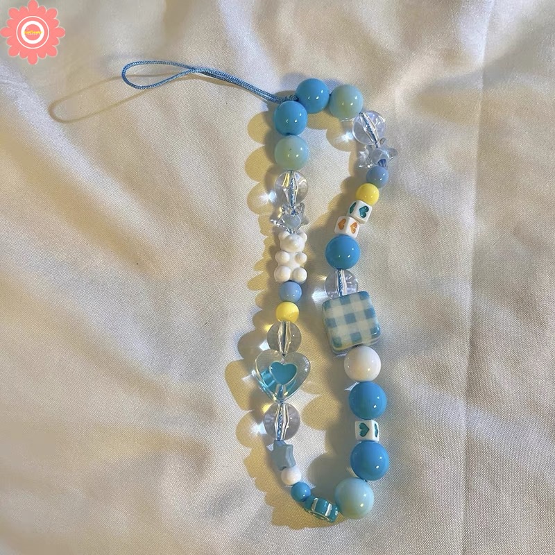 Jual Fashion Kartun Hewan Bunga Busur Manik Rantai Ponsel Akrilik ...