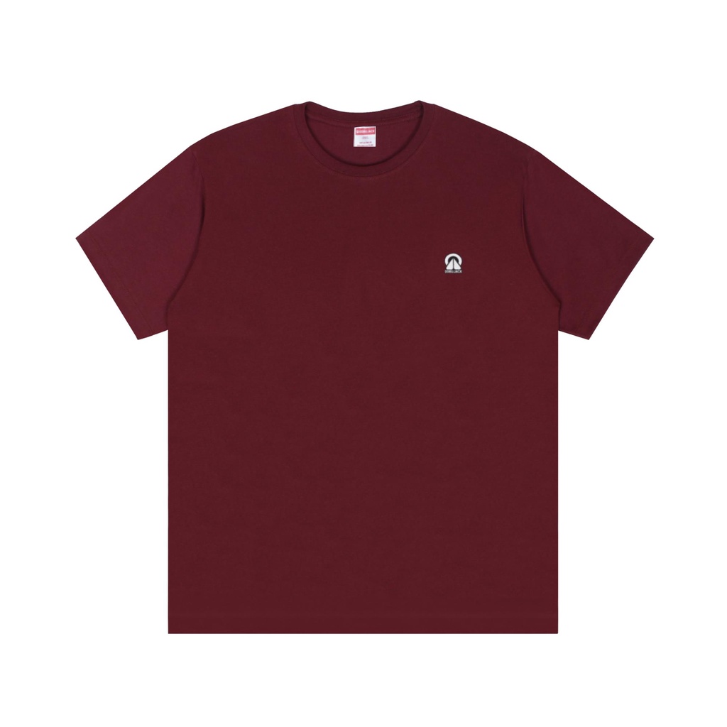 Jual Dobujack Tshirt Basic Small Patch Maroon Tees | Shopee Indonesia