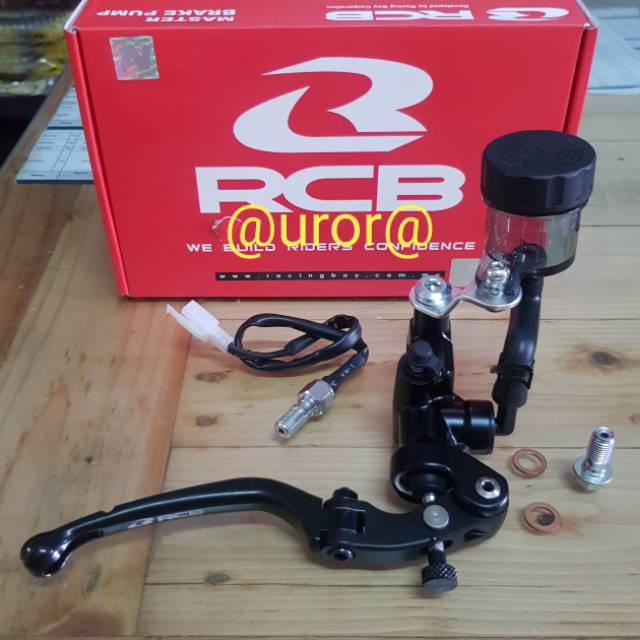 Jual MASTER REM RADIAL RCB S1 14 MM FORGED KANAN BLACK / HITAM | Shopee ...