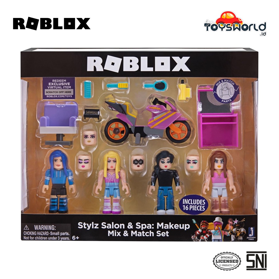 Jual Roblox ROB Four Figure Pack Asst - Stylz Salon & Spa Makeup ...