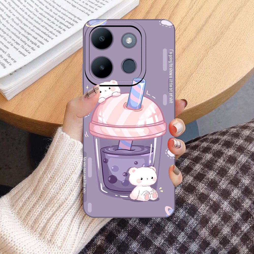 Jual Softcase HP Infinix Smart 7 Fashion Gambar Kartun Boba Silikon ...