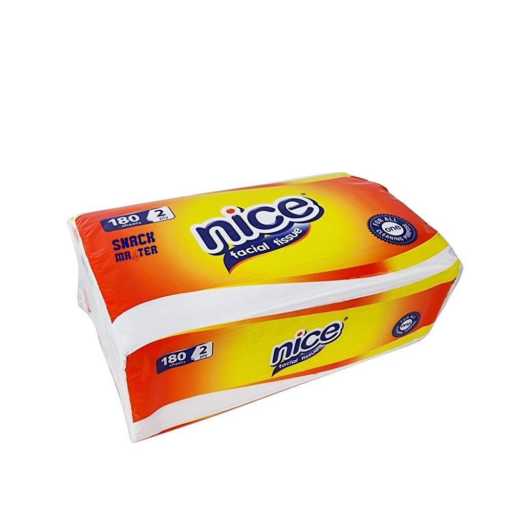 Jual Tisu NICE Facial Tissue Soft Pack 180s 2 Ply Tisu Wajah. | Shopee ...