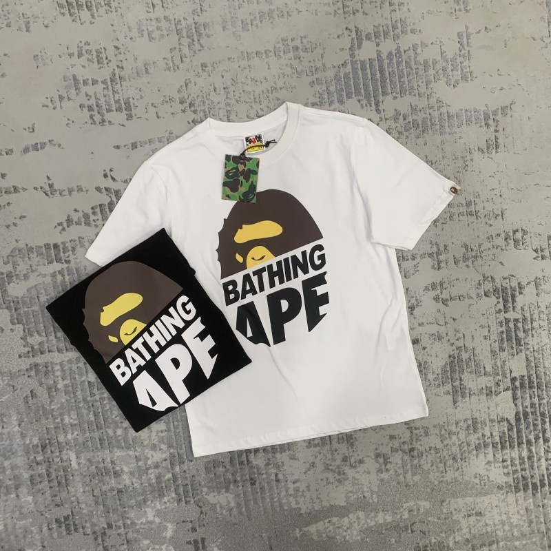 Jual TEE BAPE 2023 Limited Edition Best Quality Black White A BATHING ...
