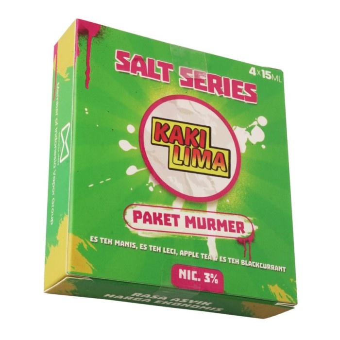 Jual SALT - Kaki Lima PAKET MURMER 4x15ml Pods Friendly Pack Liquid Es ...