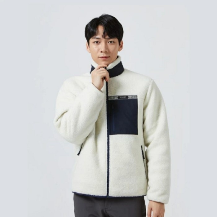 Jual [MRN25] millet sherpa jaket - L | Shopee Indonesia