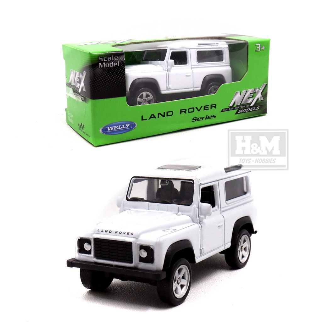 Jual Welly NEX Land Rover Defender White Skala 60 - Mobil Mobilan ...
