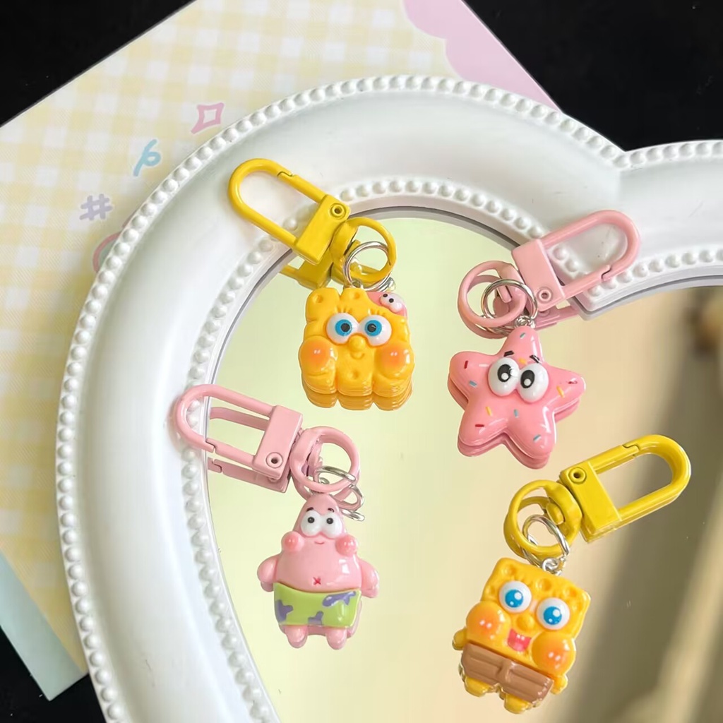 Jual [HARU] Spongebob Squarepants Patrick Keychain Gantungan Lucu ...