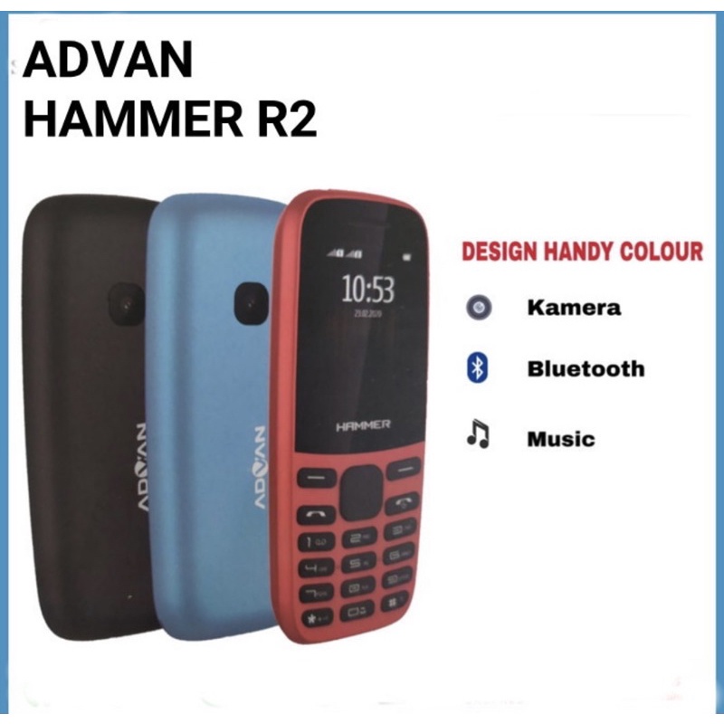 Jual HP / Handphone Advan Hammer R2 Candybar HP - Original Garansi ...