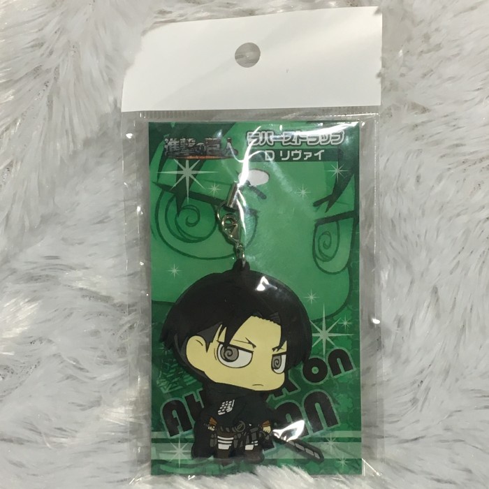 Jual Rubber strap attack on titan levi keychain | Shopee Indonesia
