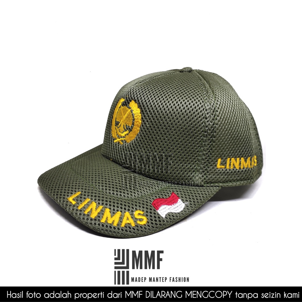 Jual Topi Linmas Jala TEBAL Terbaru Topi Linmas Jaring Topi Hansip ...
