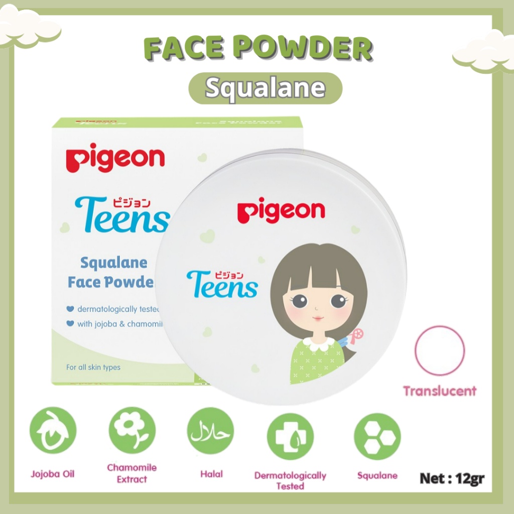 Jual Pigeon Teens Face Powder 12g / Bedak Tabur | Shopee Indonesia