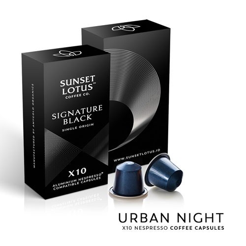 Jual Nespresso Signature Black by Sunset Lotus - Coffee Capsule Kopi ...