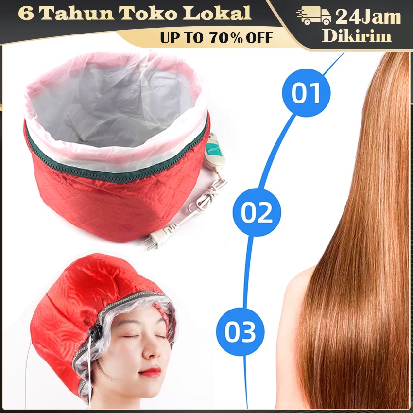 Jual Topi Steam Rambut / Hot Steamer SPA Rambut Treatment / Cap Penutup ...