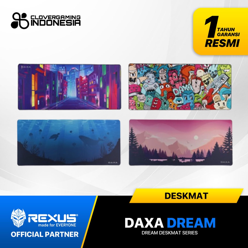 Jual Rexus Daxa Dream Gaming Deskmat Mousepad Mouse Pad Mousemat Mouse ...